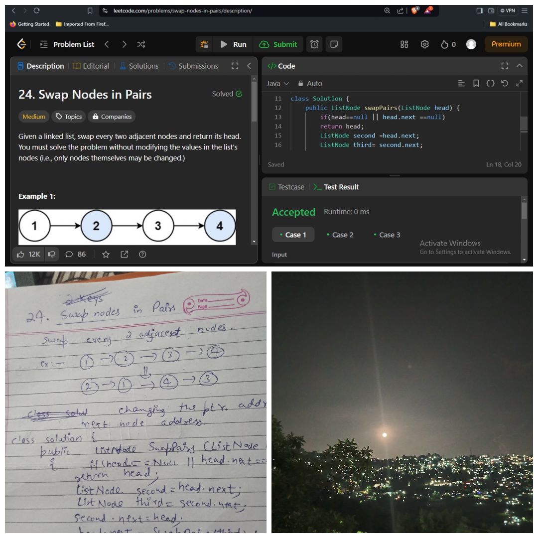 Karan Chauhan on LinkedIn: Leetcode Question number 24 Swap Nodes in ... Karan Chauhan on LinkedIn: Leetcode Question number 24 Swap Nodes in ...