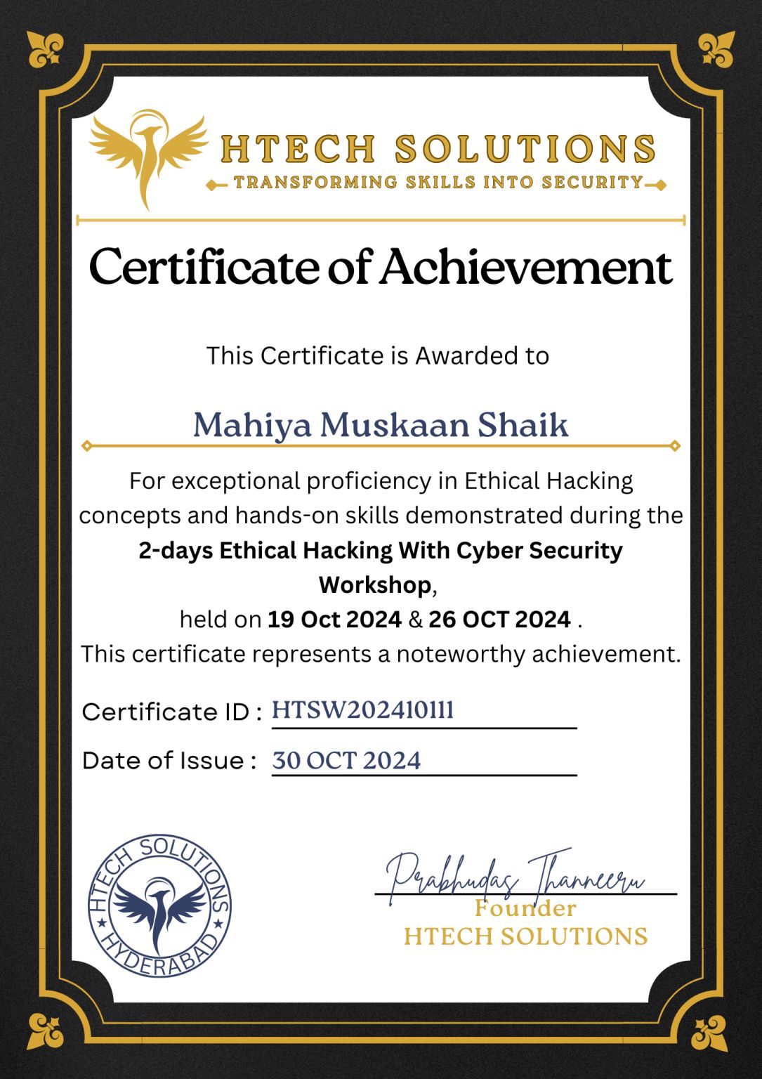 Mahiya Muskaan Shaik on LinkedIn: #cybersecurity #ethicalhacking # ... Mahiya Muskaan Shaik on LinkedIn: #cybersecurity #ethicalhacking # ...