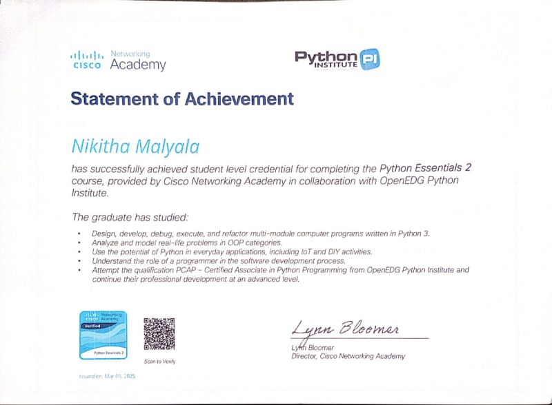 #python #advancedpython #codingjourney #skilldevelopment… | Nikitha Malyala #python #advancedpython #codingjourney #skilldevelopment… | Nikitha Malyala