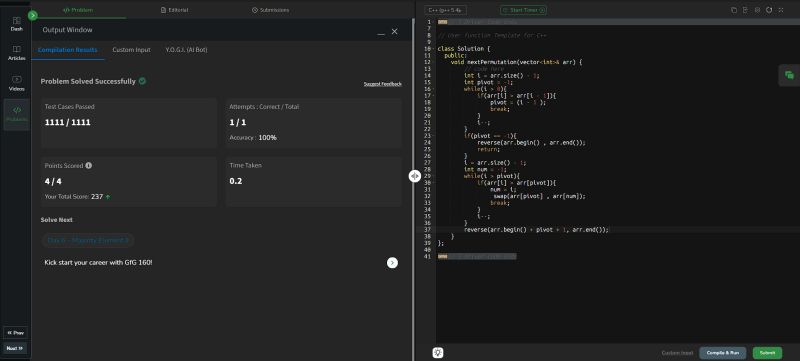 #gfg160challenge #day5 #codingjourney #problemsolving #keepcoding # ... #gfg160challenge #day5 #codingjourney #problemsolving #keepcoding # ...