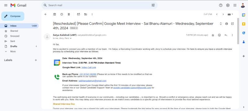 Sai Bhanu Alamuri on LinkedIn: #secondtime #google | 11 comments Sai Bhanu Alamuri on LinkedIn: #secondtime #google | 11 comments