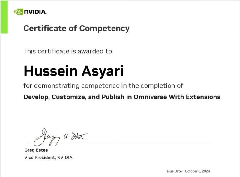 Hussein Asyari on LinkedIn: Thank you, NVIDIA 🙌 📢 I am super excited to ... Hussein Asyari on LinkedIn: Thank you, NVIDIA 🙌 📢 I am super excited to ...