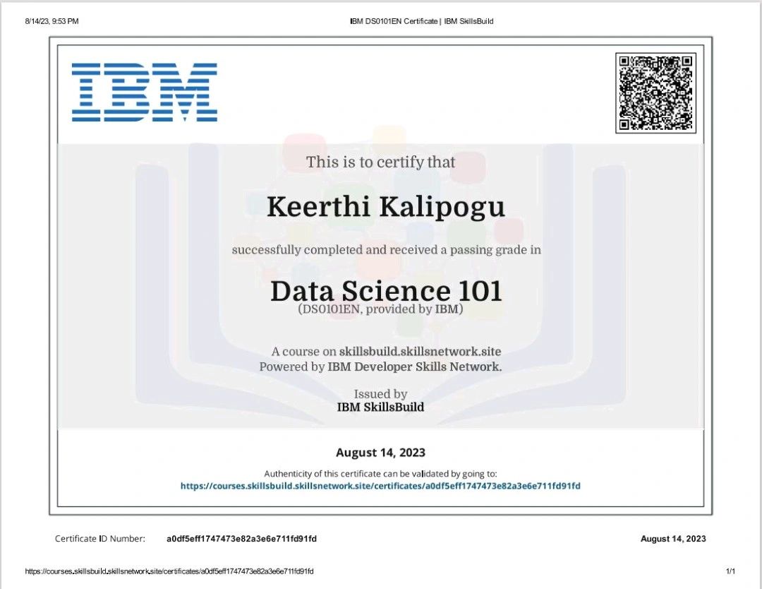 Keerthy K on LinkedIn: #ibm #nxtwave #ibmcertification #ibmskillsbuild Keerthy K on LinkedIn: #ibm #nxtwave #ibmcertification #ibmskillsbuild