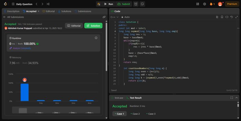 #dpp #leetcode #problemsolving #modulararithmetic #cplusplus #dsa ... #dpp #leetcode #problemsolving #modulararithmetic #cplusplus #dsa ...