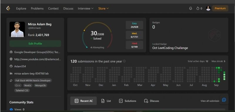 Mirza Aslam Beg on LinkedIn: #leetcode #dsa #coding #skills # ... Mirza Aslam Beg on LinkedIn: #leetcode #dsa #coding #skills # ...