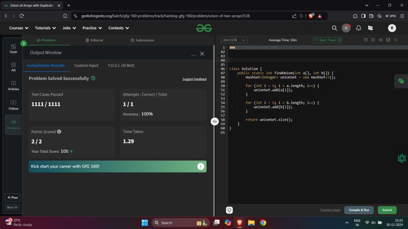 Rajesh Kanna on LinkedIn: Efficient Java program to find the union of ... Rajesh Kanna on LinkedIn: Efficient Java program to find the union of ...