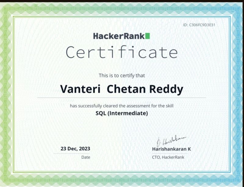 Chetan Reddy on LinkedIn: #hackerrank #sql #sqlserver Chetan Reddy on LinkedIn: #hackerrank #sql #sqlserver