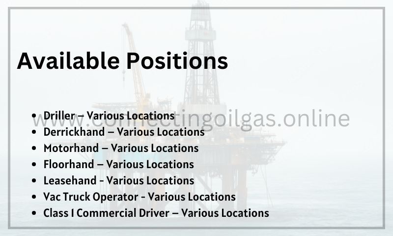Drilling -Marine Jobs on LinkedIn: Available Positions Driller ... Drilling -Marine Jobs on LinkedIn: Available Positions Driller ...