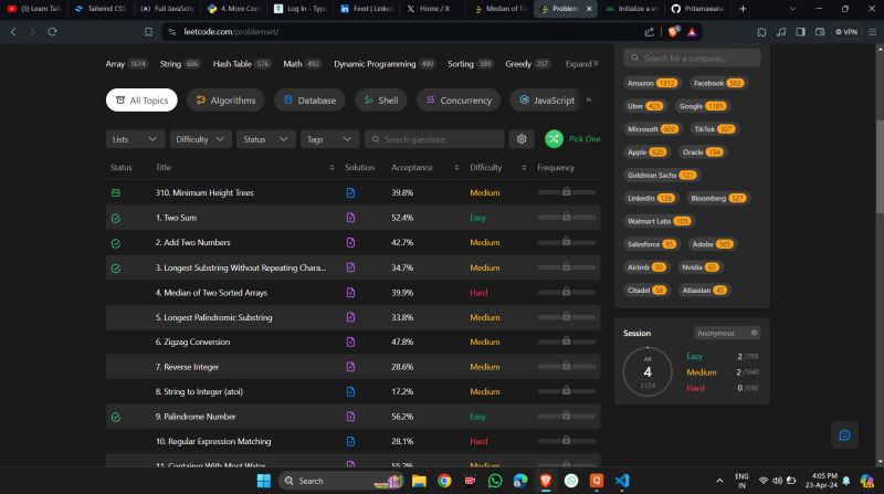 Pritam Awatade on LinkedIn: #leetvode #c #dsa #codinglife #programming ... Pritam Awatade on LinkedIn: #leetvode #c #dsa #codinglife #programming ...