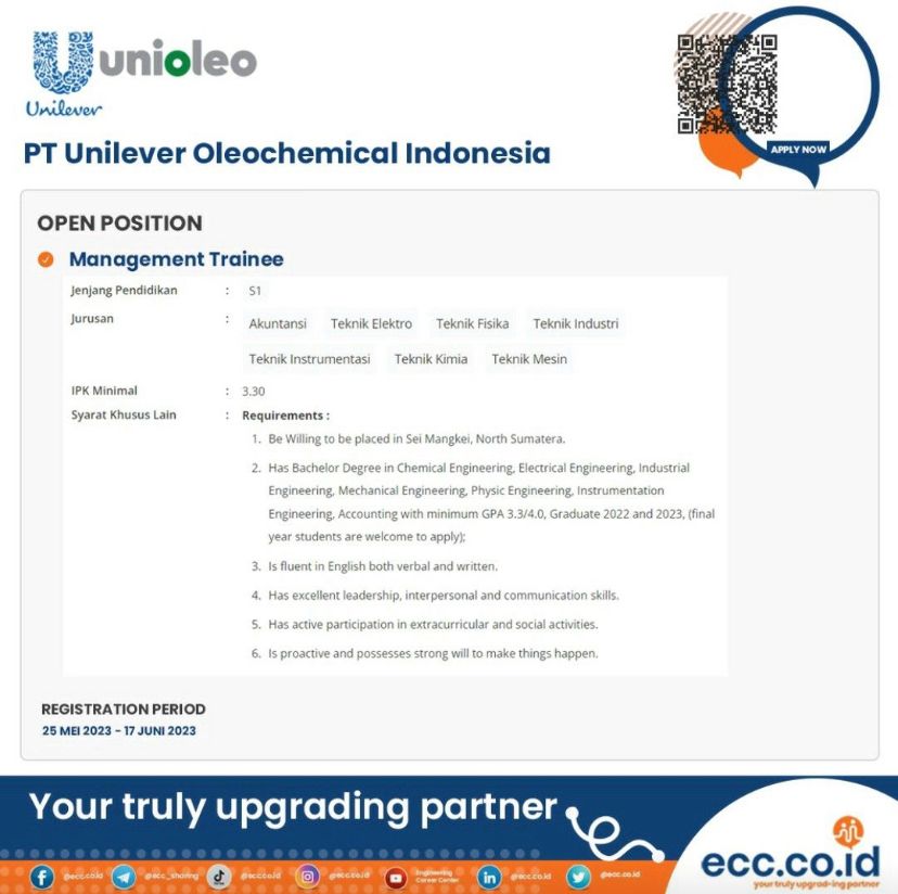Untuk Lulusan Baru & Early Career on LinkedIn: Peluang Karir Management ... Untuk Lulusan Baru & Early Career on LinkedIn: Peluang Karir Management ...