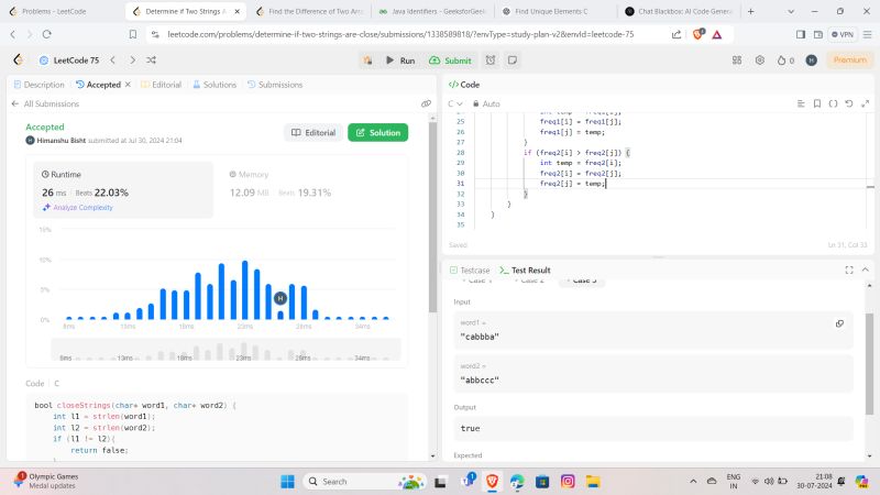 Day 23 of LeetCode DSA challenge: tackling challenging problem ... Day 23 of LeetCode DSA challenge: tackling challenging problem ...