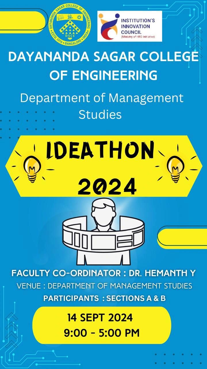 DOMS-DSCE on LinkedIn: #ideathon #dsce #managementstudies #dscedoms # ... DOMS-DSCE on LinkedIn: #ideathon #dsce #managementstudies #dscedoms # ...
