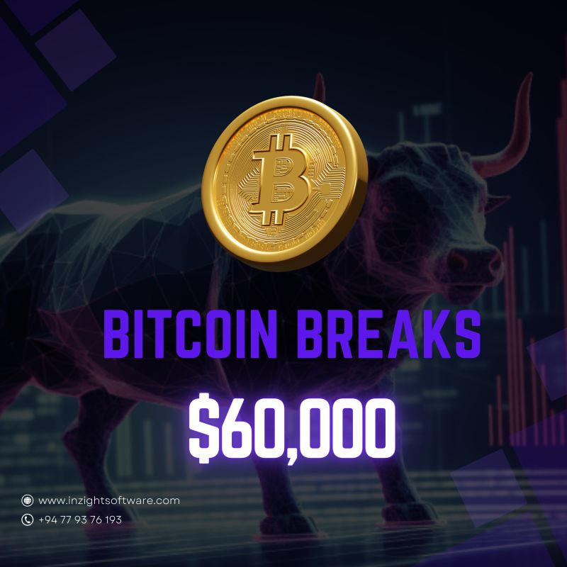 Breaking News: Bitcoin shatters the $60,000 barrier! | Inzight Breaking News: Bitcoin shatters the $60,000 barrier! | Inzight