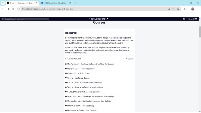 Dhanush Ben B on LinkedIn: #jquery #webdevelopment #javascript #learning Dhanush Ben B on LinkedIn: #jquery #webdevelopment #javascript #learning