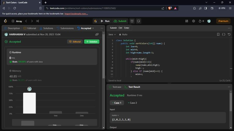 Day 19 of #100daysofcodechallenge of solving problems | Hariharan V ... Day 19 of #100daysofcodechallenge of solving problems | Hariharan V ...
