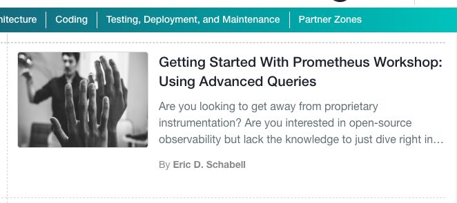 Eric D. Schabell on LinkedIn: #workshop #prometheusio Eric D. Schabell on LinkedIn: #workshop #prometheusio