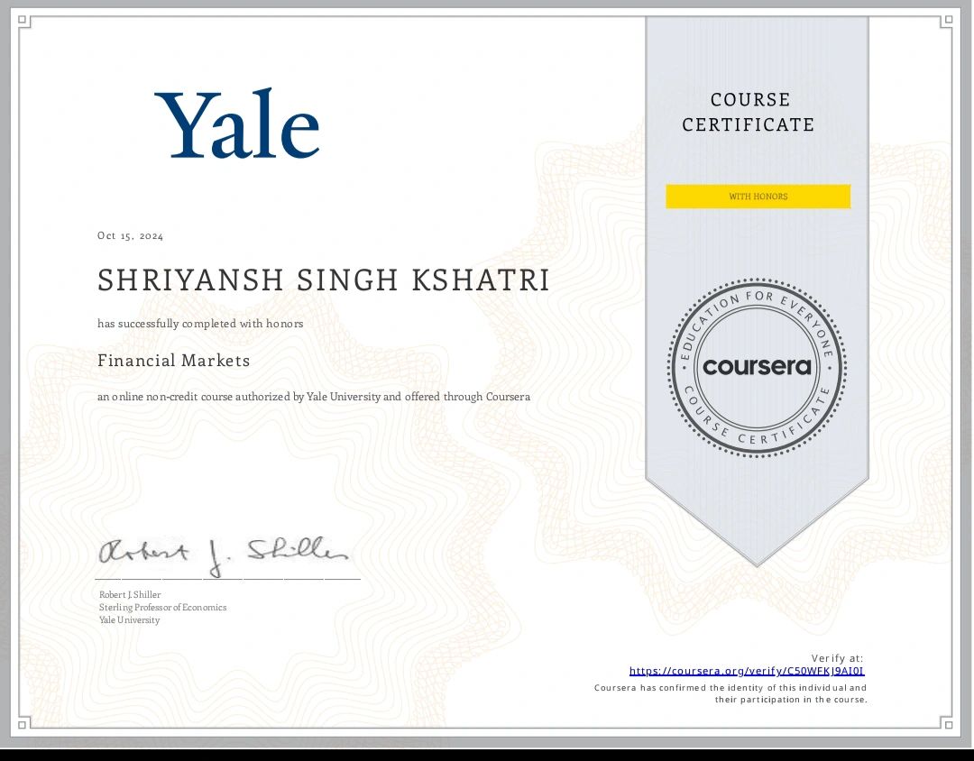 Shriyansh Singh Thakur on LinkedIn: #financialmarkets # ... Shriyansh Singh Thakur on LinkedIn: #financialmarkets # ...
