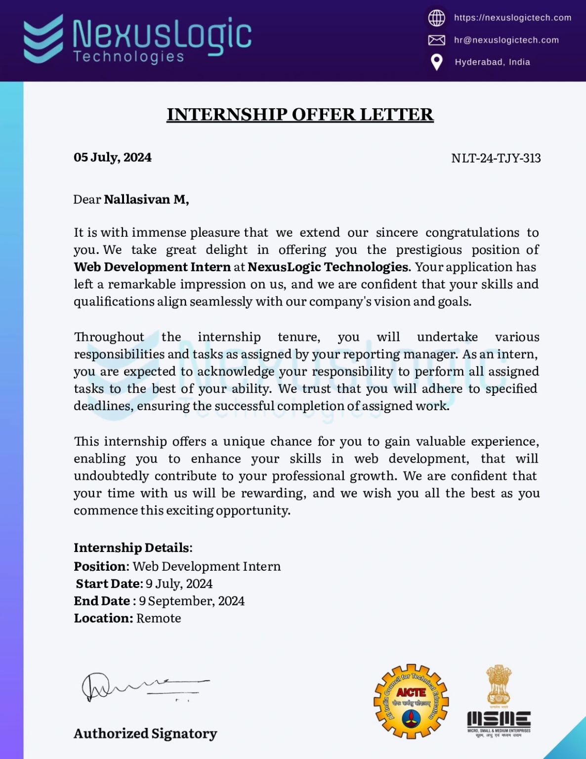 Nallasivan M on LinkedIn: #internship #webdevelopment Nallasivan M on LinkedIn: #internship #webdevelopment