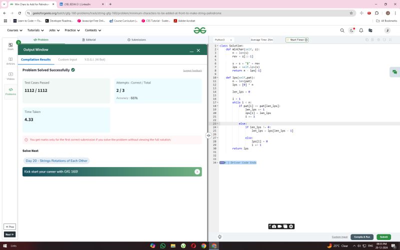 JEEVA E I on LinkedIn: #gfg160 #geekstreak2024 #dsa #160daysofcode JEEVA E I on LinkedIn: #gfg160 #geekstreak2024 #dsa #160daysofcode
