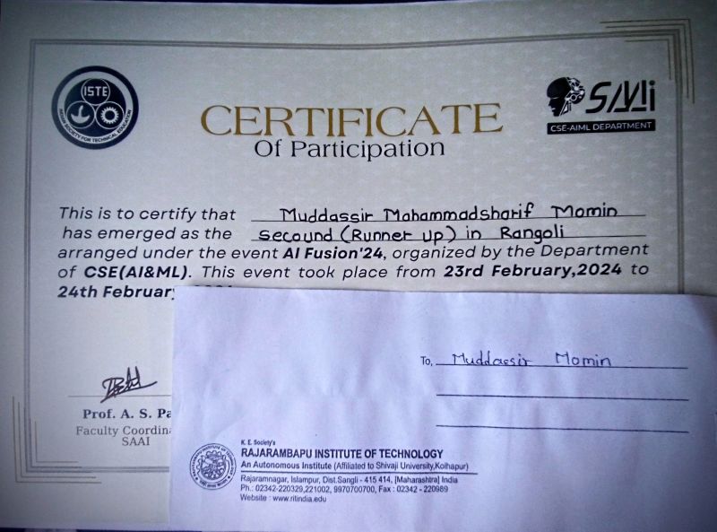 Muddassir Momin on LinkedIn: Really Thrilled to share that I got Second ... Muddassir Momin on LinkedIn: Really Thrilled to share that I got Second ...