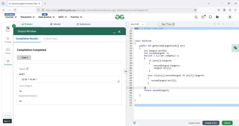 #gfg160 #gfg160 #geekstreak2025 #dsa #codingchallenge #keeplearning ... #gfg160 #gfg160 #geekstreak2025 #dsa #codingchallenge #keeplearning ...