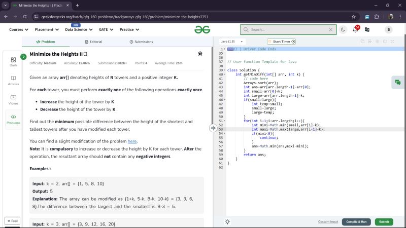 #gfg160 #dsa #codingchallenge #100daysofcode #keepcoding | Satyam Singh #gfg160 #dsa #codingchallenge #100daysofcode #keepcoding | Satyam Singh