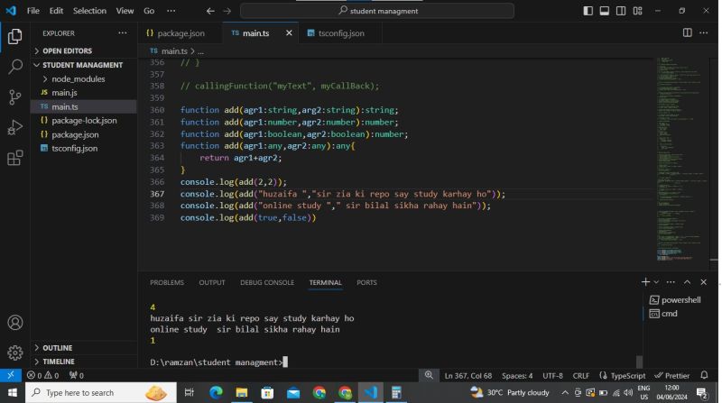 Huzaifa Dawood on LinkedIn: function_overloads/ Muhammad Bilal Huzaifa Dawood on LinkedIn: function_overloads/ Muhammad Bilal