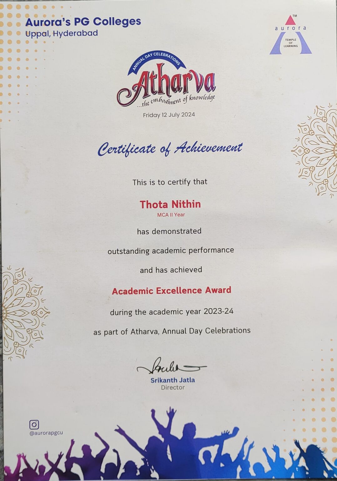 Nithin Thota on LinkedIn: #academicexcellence #achievement #mcagraduate ... Nithin Thota on LinkedIn: #academicexcellence #achievement #mcagraduate ...