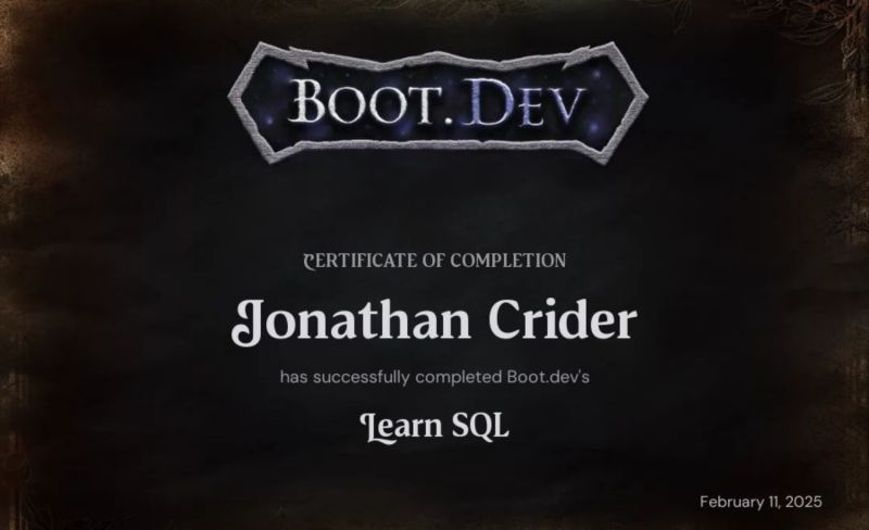 #sql #dataengineering #database #sqlqueries #bootdev #techskills ... #sql #dataengineering #database #sqlqueries #bootdev #techskills ...