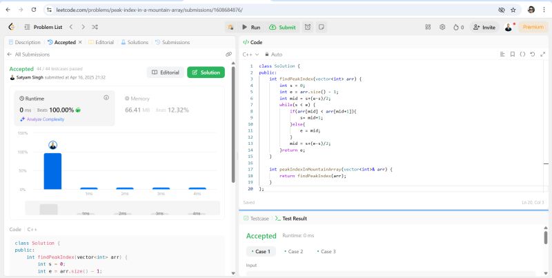 #day2 #100daysofleetcode #leetcode #codingchallenge #dsa #binarysearch ... #day2 #100daysofleetcode #leetcode #codingchallenge #dsa #binarysearch ...