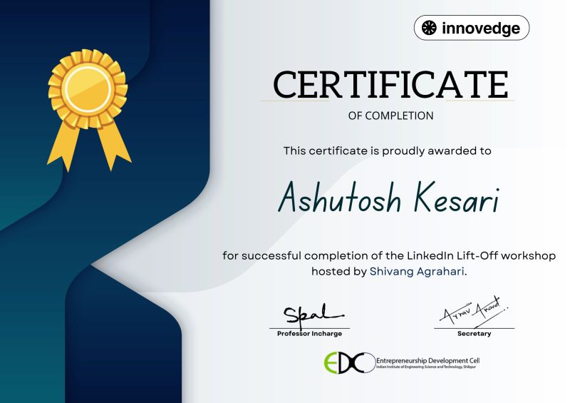 Ashutosh Kesari on LinkedIn: #linkedinliftoff #gratitude # ... Ashutosh Kesari on LinkedIn: #linkedinliftoff #gratitude # ...