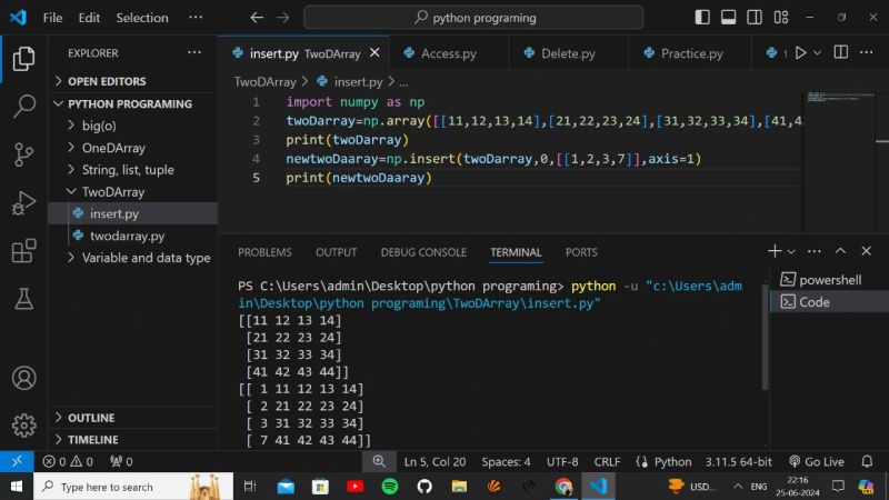 Om Garg on LinkedIn: #dsa #datastructures #algorithms #python #2darrays ... Om Garg on LinkedIn: #dsa #datastructures #algorithms #python #2darrays ...
