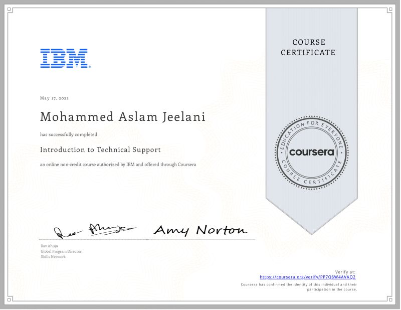 Aslam Jeelani Mohammed MBA on LinkedIn: #ibm #ibmtechsupport # ... Aslam Jeelani Mohammed MBA on LinkedIn: #ibm #ibmtechsupport # ...