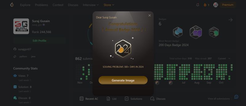 Suraj Singh on LinkedIn: #leetcode #codingjourney #continuouslearning # ... Suraj Singh on LinkedIn: #leetcode #codingjourney #continuouslearning # ...