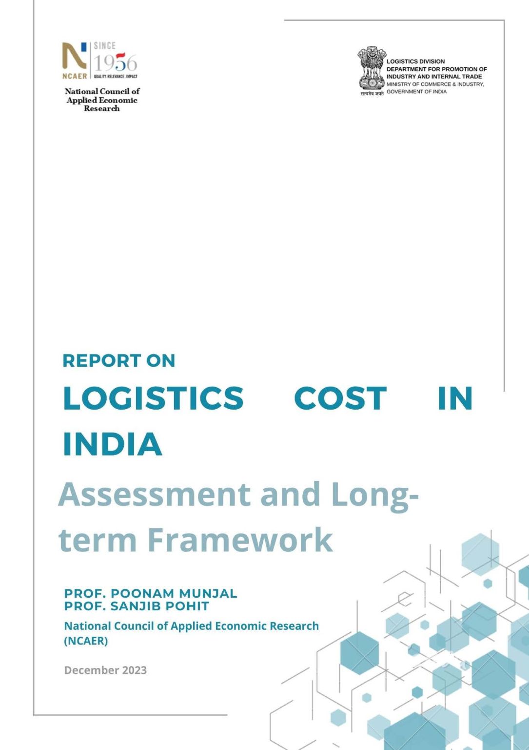 NCAER on LinkedIn: NCAER study on logistics has been cited in the ... NCAER on LinkedIn: NCAER study on logistics has been cited in the ...