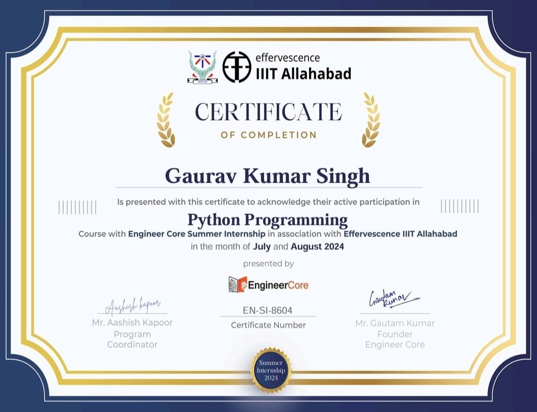 Gaurav Kumar Singh on LinkedIn: #pythonprogramming #skills # ... Gaurav Kumar Singh on LinkedIn: #pythonprogramming #skills # ...