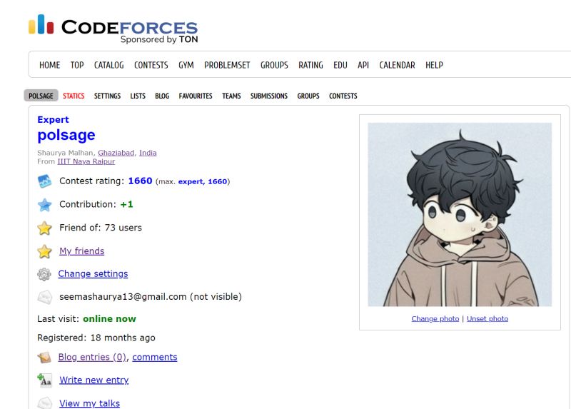 Shaurya Malhan on LinkedIn: #codeforces #competitiveprogramming # ... Shaurya Malhan on LinkedIn: #codeforces #competitiveprogramming # ...