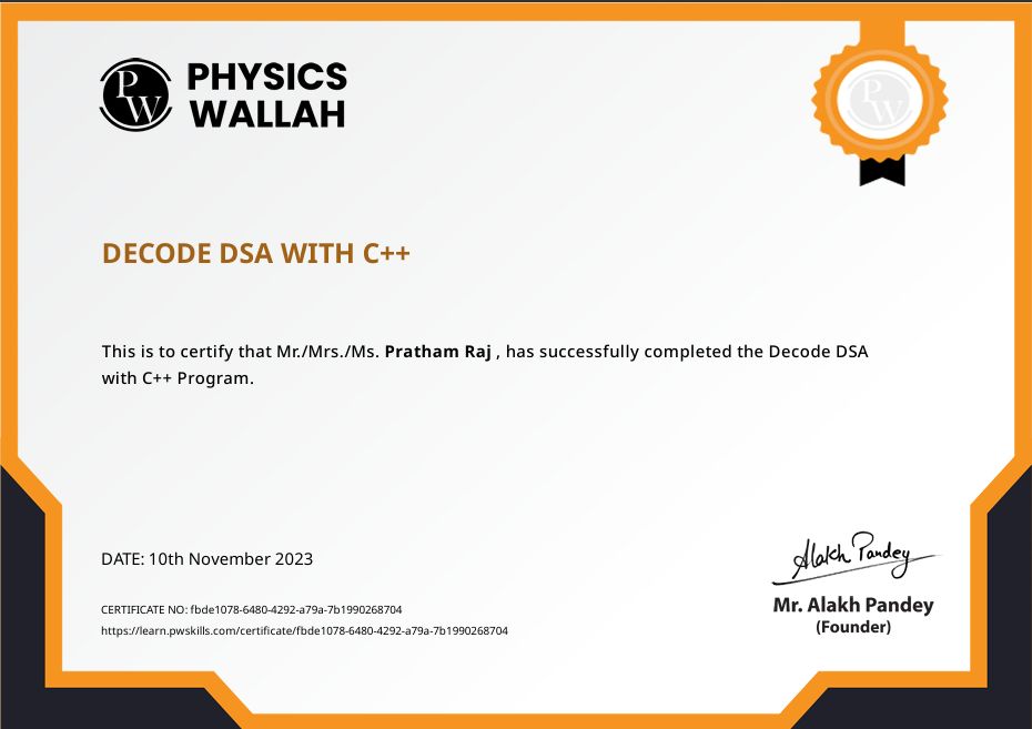 Pratham Raj on LinkedIn: #dsa #codingjourney #problemsolving # ... Pratham Raj on LinkedIn: #dsa #codingjourney #problemsolving # ...
