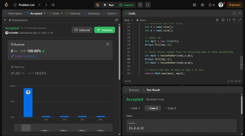 #leetcode #dynamicprogramming #dsa #problemsolving #codenewbie | Krish ... #leetcode #dynamicprogramming #dsa #problemsolving #codenewbie | Krish ...
