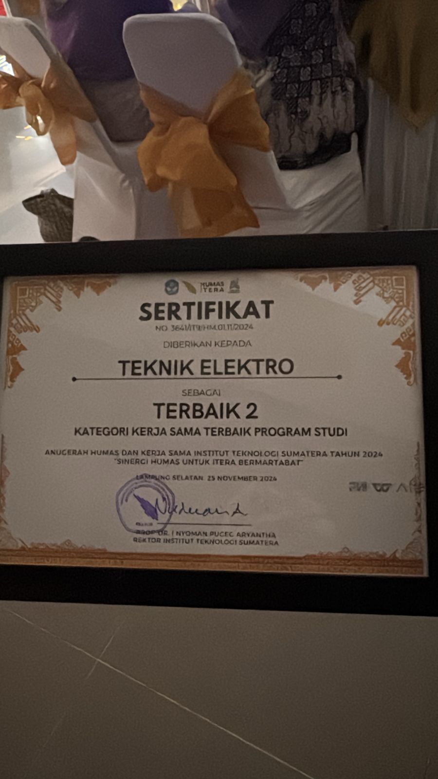 Progam Studi Teknik Elektro ITERA on LinkedIn: Prestasi Gemilang Prodi ... Progam Studi Teknik Elektro ITERA on LinkedIn: Prestasi Gemilang Prodi ...