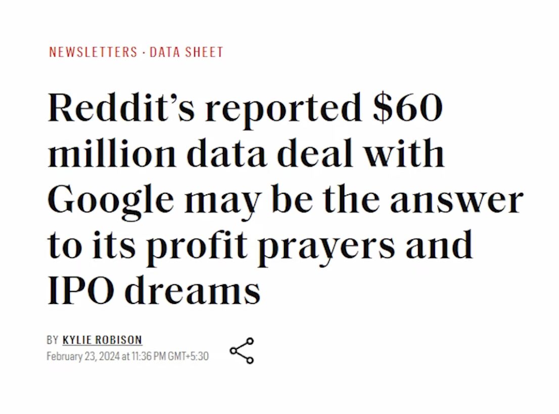 How Reddit and Google use data to train AI models | Sarthak Dalabehera ... How Reddit and Google use data to train AI models | Sarthak Dalabehera ...