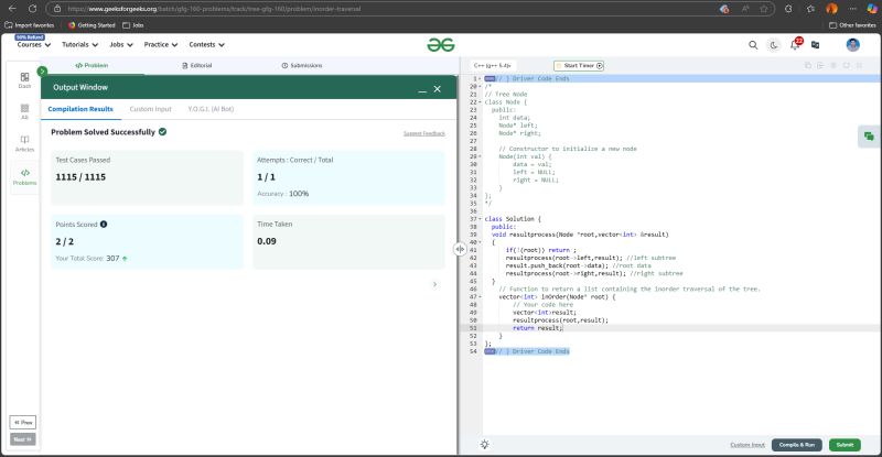 #gfg160daysofcode #geeksforgeeks #codingchallenge #binarytree… | Amit ... #gfg160daysofcode #geeksforgeeks #codingchallenge #binarytree… | Amit ...