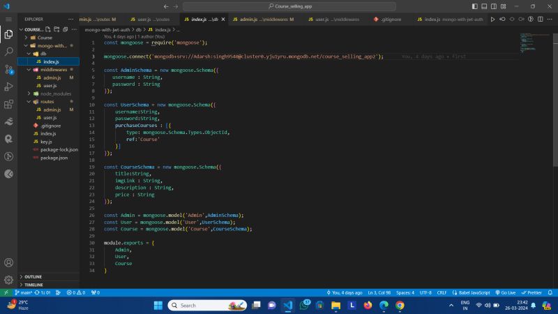 Adarsh Singh on LinkedIn: #expressjs #mongodb #zod #postman #jwt # ... Adarsh Singh on LinkedIn: #expressjs #mongodb #zod #postman #jwt # ...