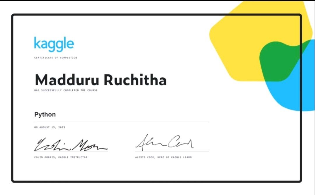 #python #newbeginnings | Ruchitha Madduru #python #newbeginnings | Ruchitha Madduru