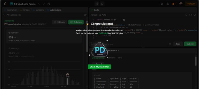 Sourav Sutradhar on LinkedIn: #pandaschallenge #datascience #leetcode # ... Sourav Sutradhar on LinkedIn: #pandaschallenge #datascience #leetcode # ...
