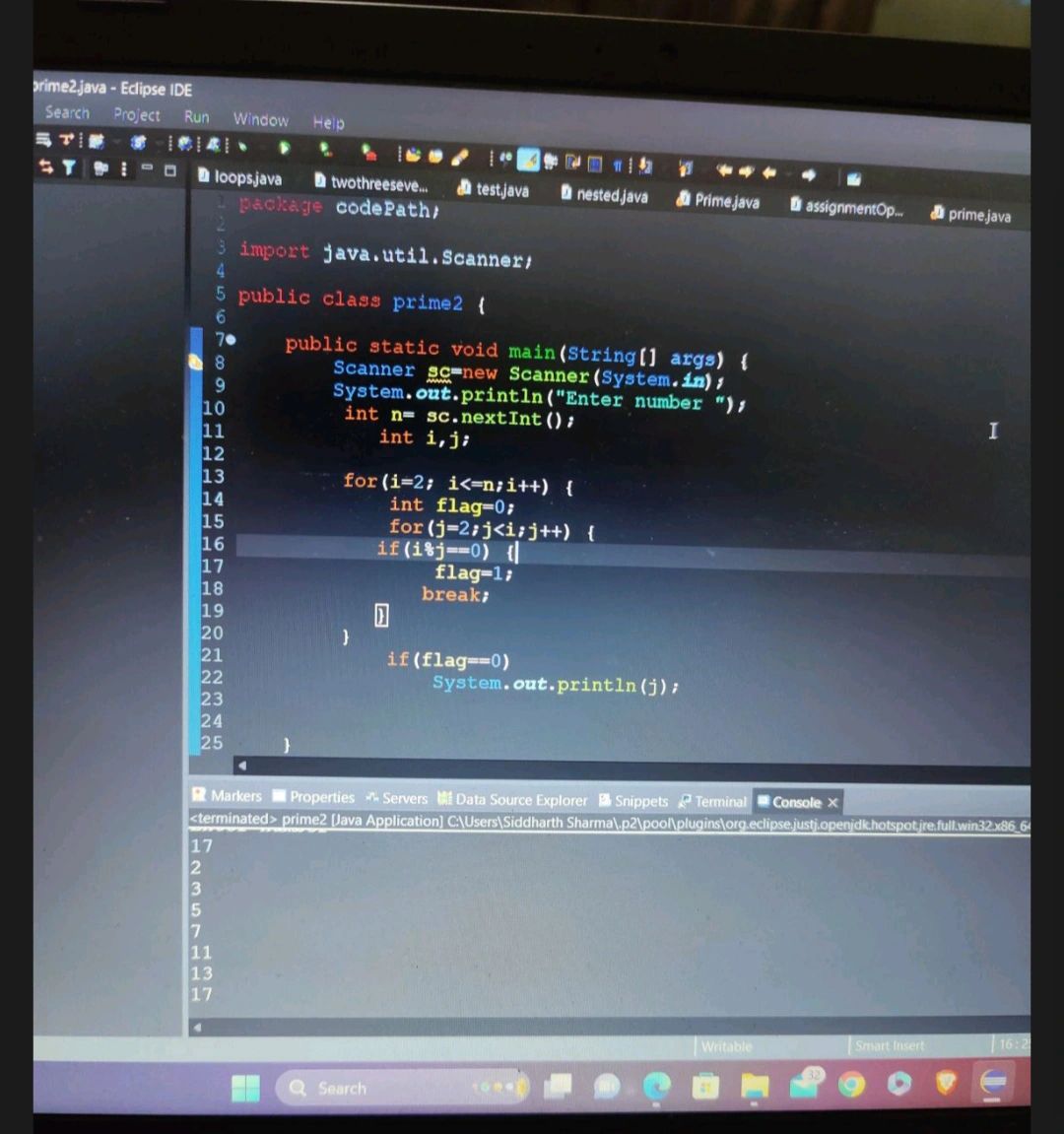 Day 9: Codepath90: How to print prime numbers in Java | Ashish Bedi ... Day 9: Codepath90: How to print prime numbers in Java | Ashish Bedi ...