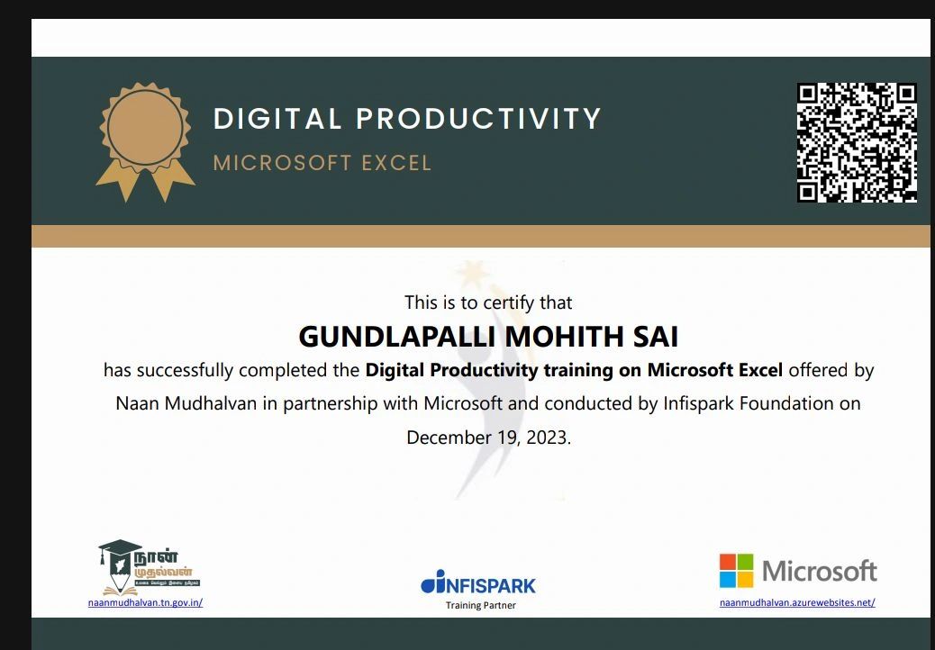 Mohith Sai posted on LinkedIn Mohith Sai posted on LinkedIn
