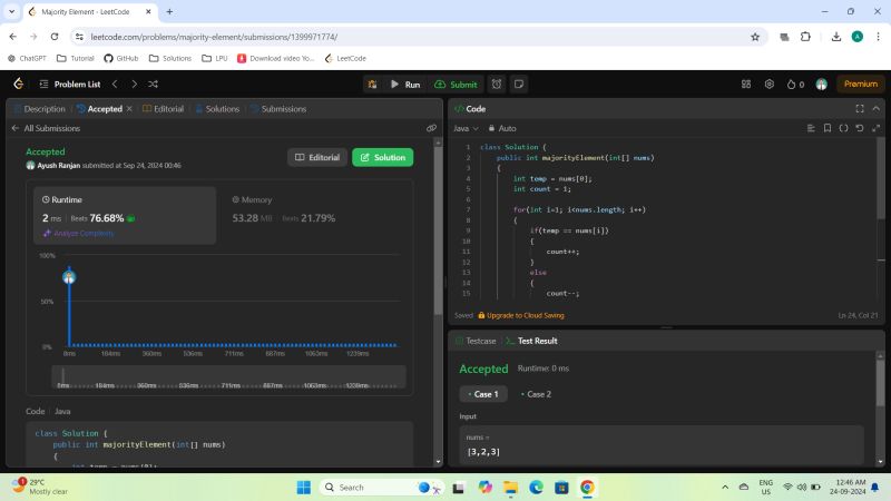 Ayush Ranjan on LinkedIn: #codingchallenge #100daysofcode #leetcode # ... Ayush Ranjan on LinkedIn: #codingchallenge #100daysofcode #leetcode # ...