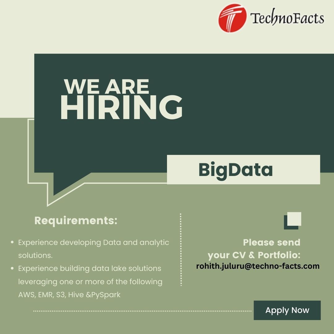Techno Facts Solutions Pvt Ltd on LinkedIn: BigData Skills :BigData ... Techno Facts Solutions Pvt Ltd on LinkedIn: BigData Skills :BigData ...