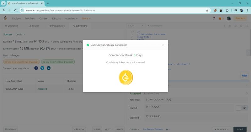 Mandakani Mishra on LinkedIn: #leetcode #codingjourney #consistency # ... Mandakani Mishra on LinkedIn: #leetcode #codingjourney #consistency # ...